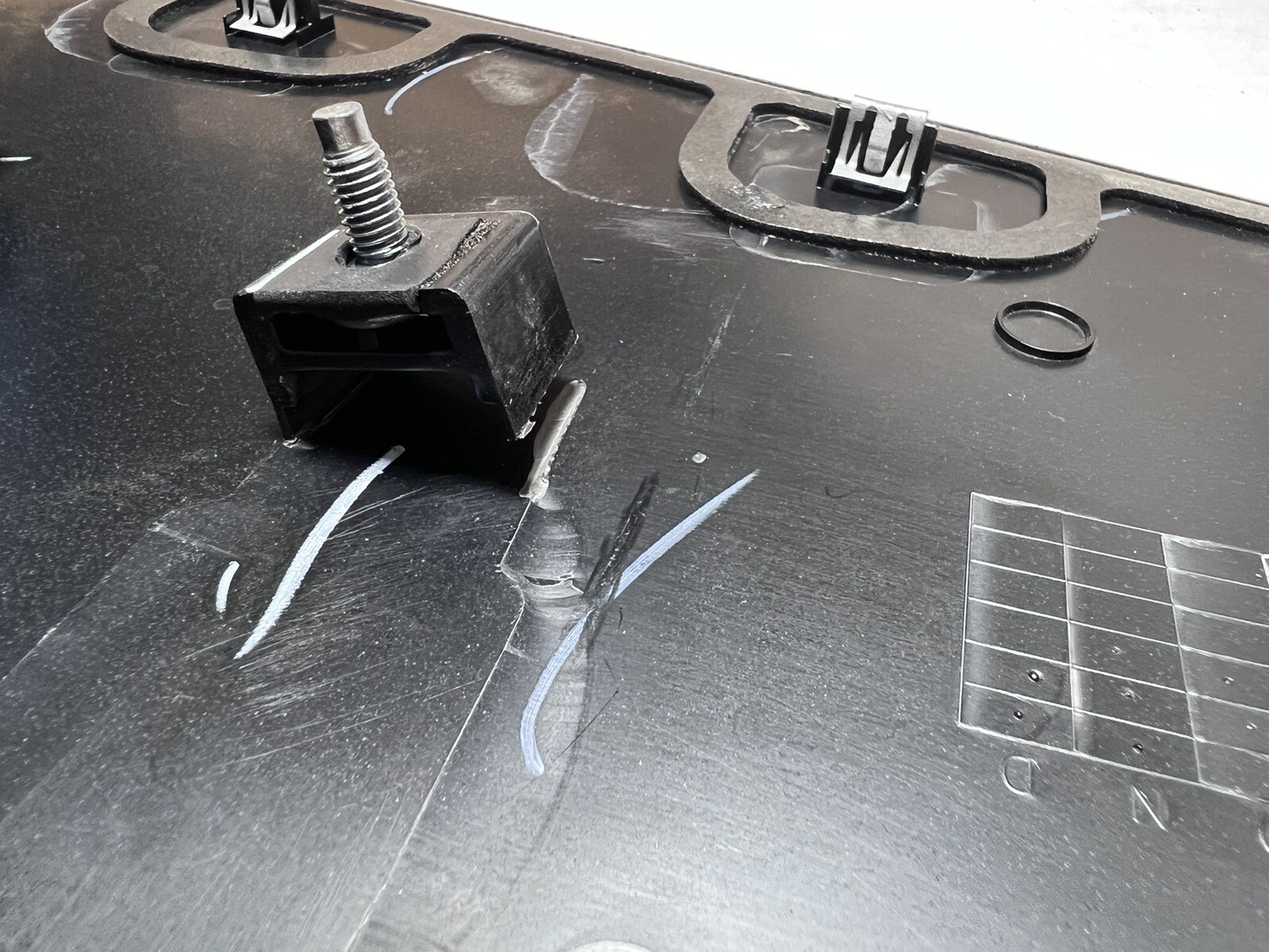 13-16 Lincoln MKZ Trunk Upper Finish Panel Molding Black OEM for sale ...