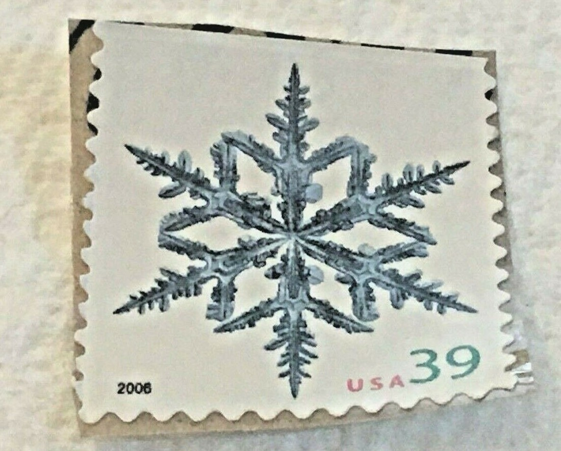 Stamp, USA, 39 Cents, 2006 39 Cents Christmas Snowflake 2006-001 | eBay