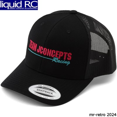 JConcepts 5280 Retro Snapback Round Bill Hat (Pink/Teal) (One Size Fits ...