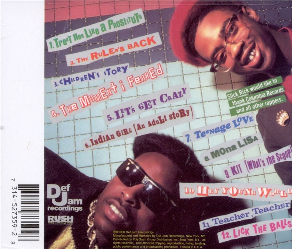 SLICK RICK GREAT ADVENTURES OF SLICK RICK NEW CD 731452735928| eBay