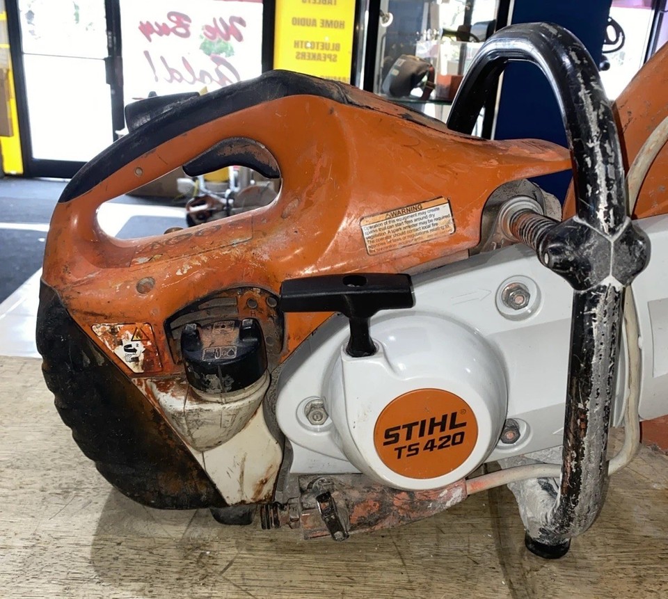 STIHL TS420 Cutquik Gas-Powered 14'' Concrete Cut-Off Machine | eBay