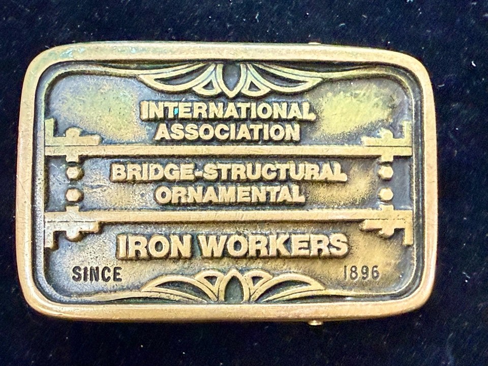 Union International Association of Bridge Structural Iron Workers Belt ...