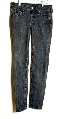 Vintage True Religion Black Skinny Jeans Womens Stretchy RN 112790 Size ...