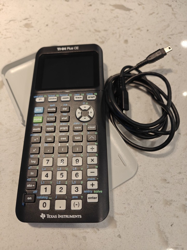 Texas Instruments TI-84 Plus CE Graphing Calculator LCD Display USB ...