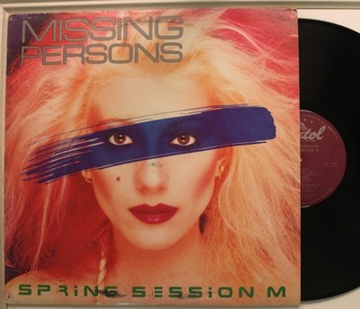 Missing Persons Lp Spring Session M On Capitol - Vg++/ Vg+ To Vg++ | eBay
