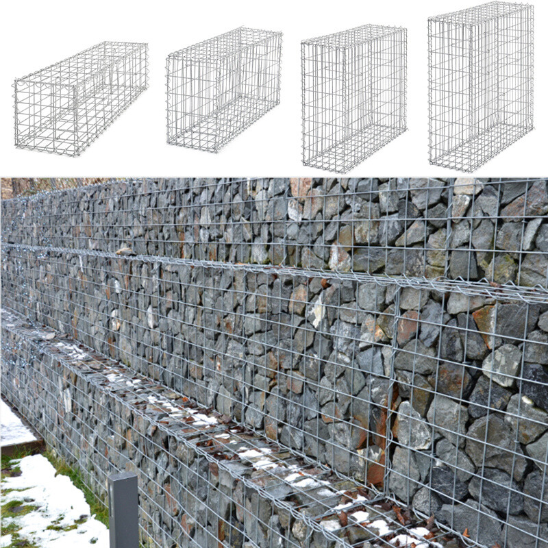 Gabion Basket Wire Stone Retaining Cage for Garden Landscape Wall ...