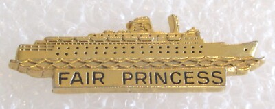 Vintage Fair Princess Cruise Ship P & O Lines Travel Souvenir Pin ...