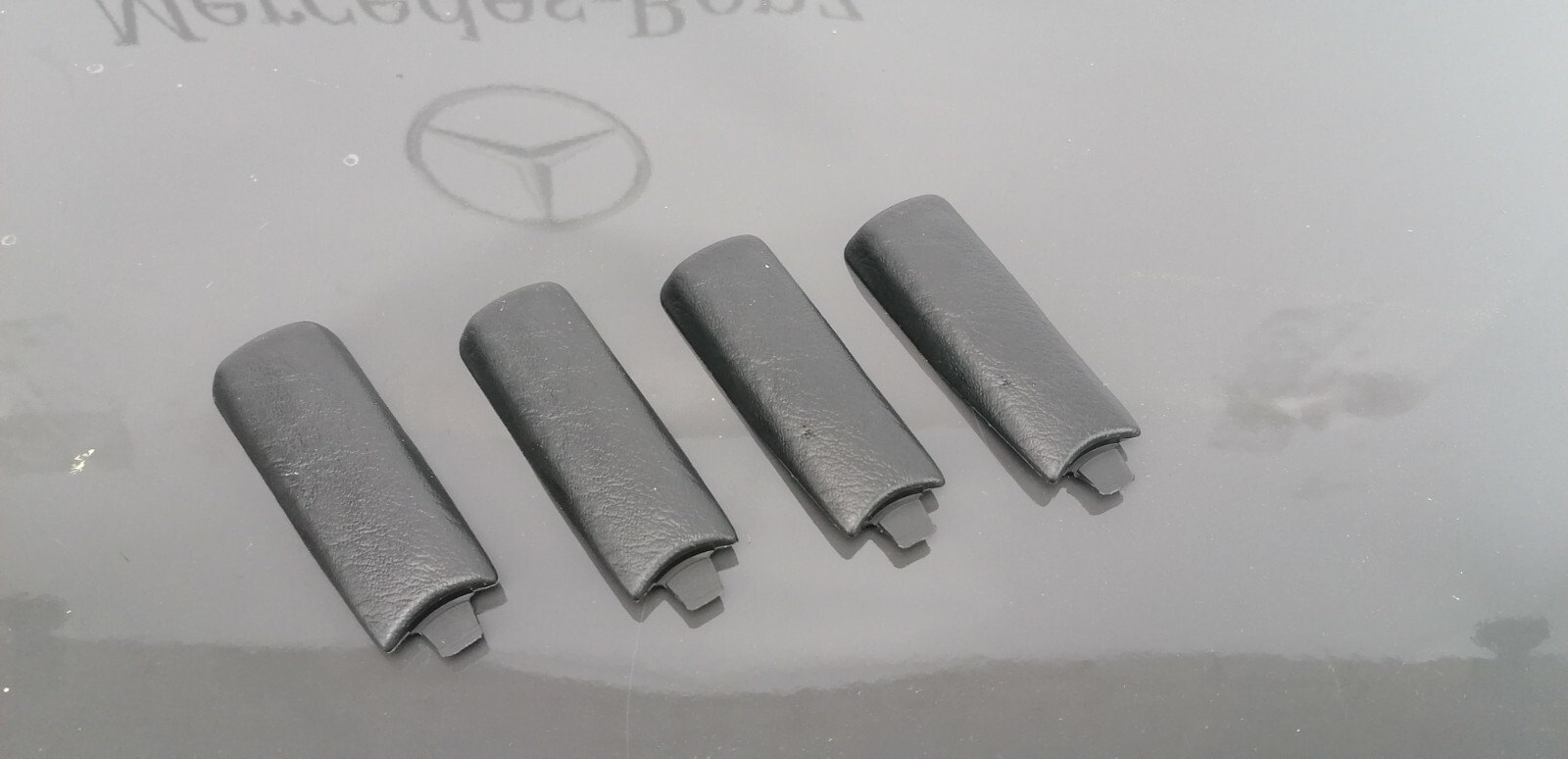 Mercedes W126 W460 W461 Window crank handle cover black color set of 4 ...