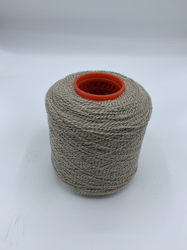 Large 500 Gram Cone Of 4 Ply 100% Wool gimp Yarn In Taupe Shade.Spun In ...