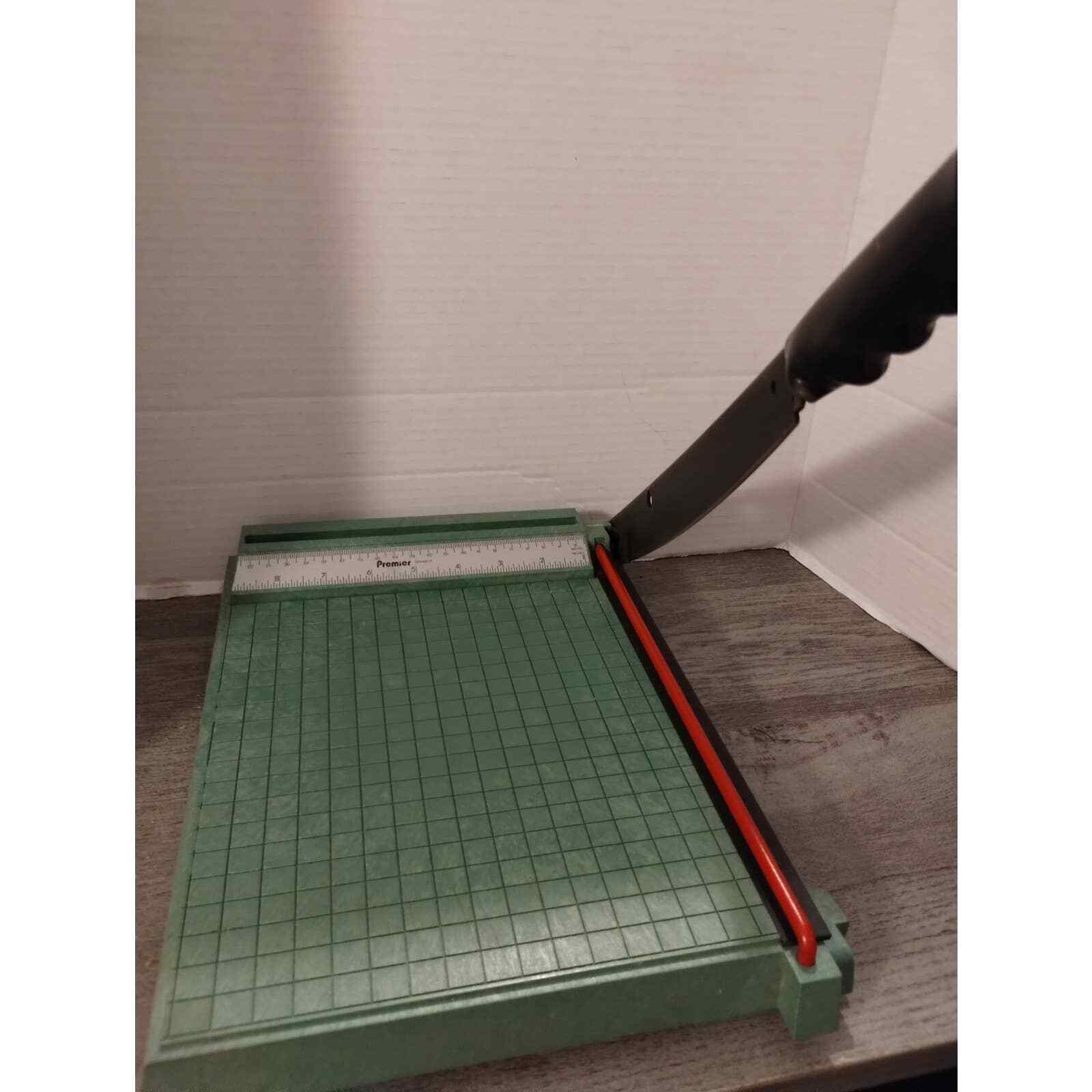 Vintage Premier Paper Cutter & Trimmer Model 210 Polyboard USA With Box ...