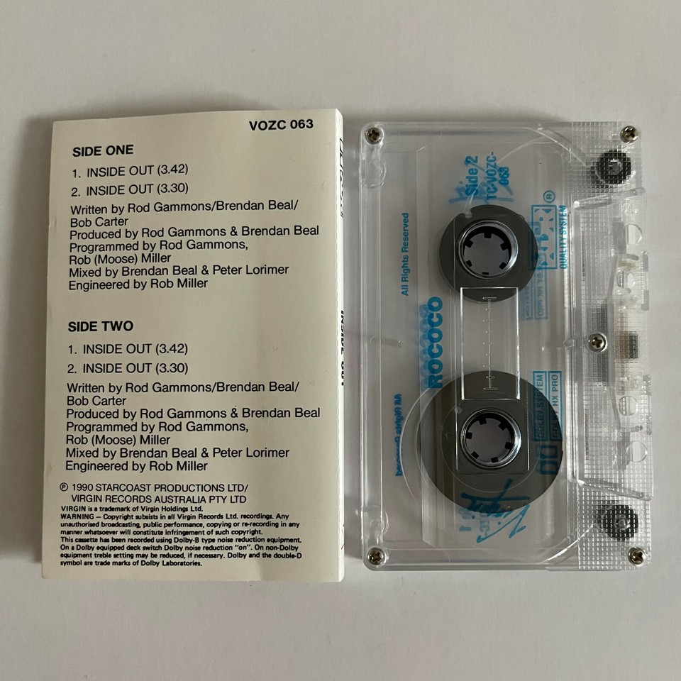 Inside Out ~ ROCOCO Cassingle Cassette Tape Single | eBay Australia