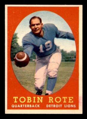 1958 Topps Football #94 Tobin Rote NM | eBay