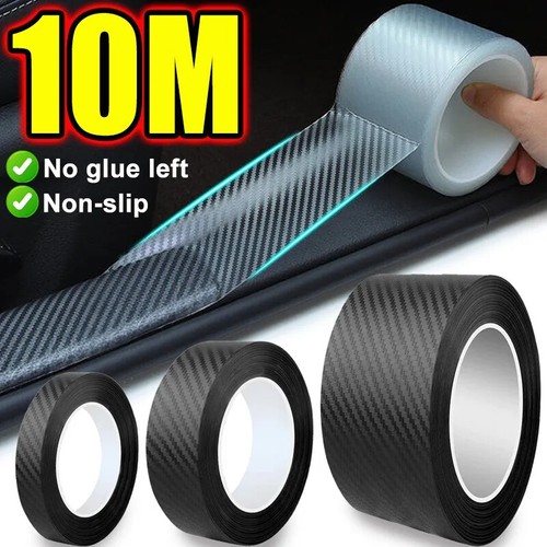 Nano Carbon Fiber Car Adhesive Tapes DIY Paste Strip Waterproof ...