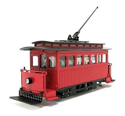 N Scale Aru-Model Vintage Streetcar Kit w/Power Drive Chassis Tram Car ...
