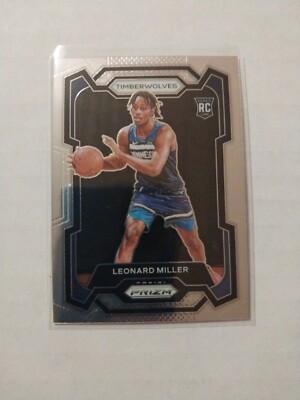 2023-24 Prizm Leonard Miller Rookie Card RC TWolves | eBay