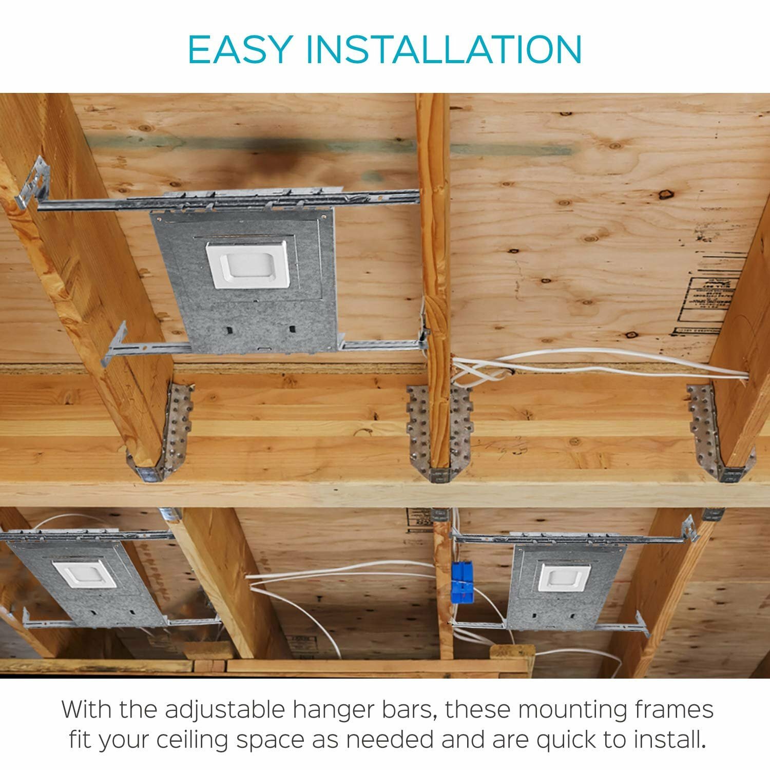 Luxrite Recessed Mounting Plate 3 Inch 4 Inch 6 Inch Square Recessed ...