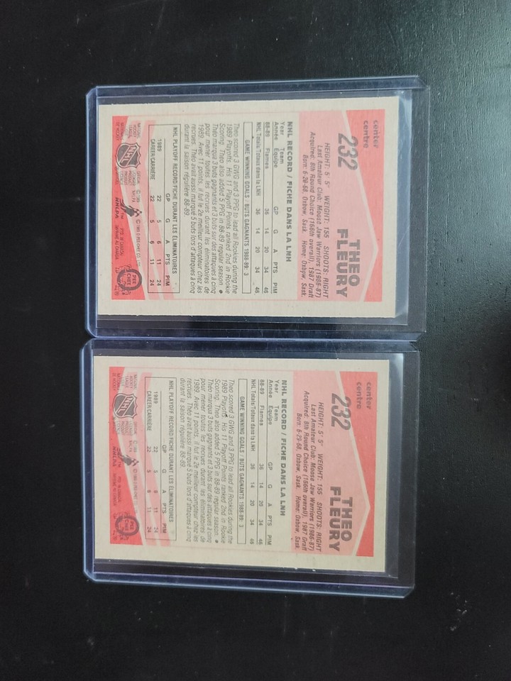 1989-90 O-pee-chee Rookie Cards Theo Fleury | eBay