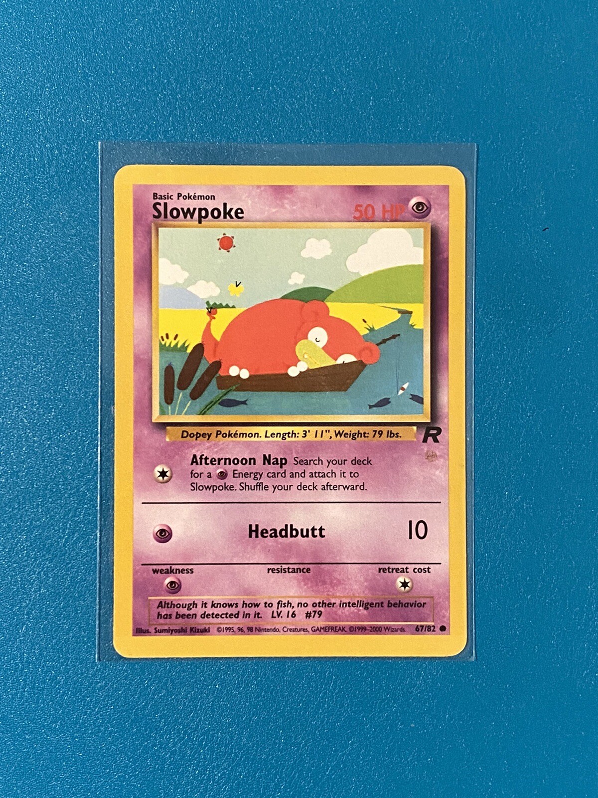 Pokémon TCG Slowpoke Team Rocket 67 Regular Unlimited Common for sale ...