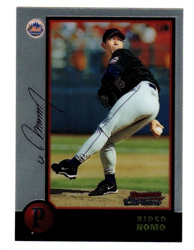 1998 Bowman Chrome #289 HIDEO NOMO NEW YORK METS | eBay