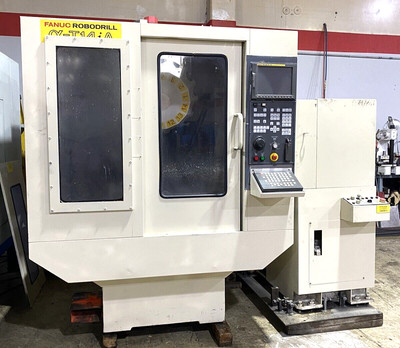 FANUC ROBODRILL α-T14iA 20"x14" CNC Mill DRILLING TAPPING CENTER w ...