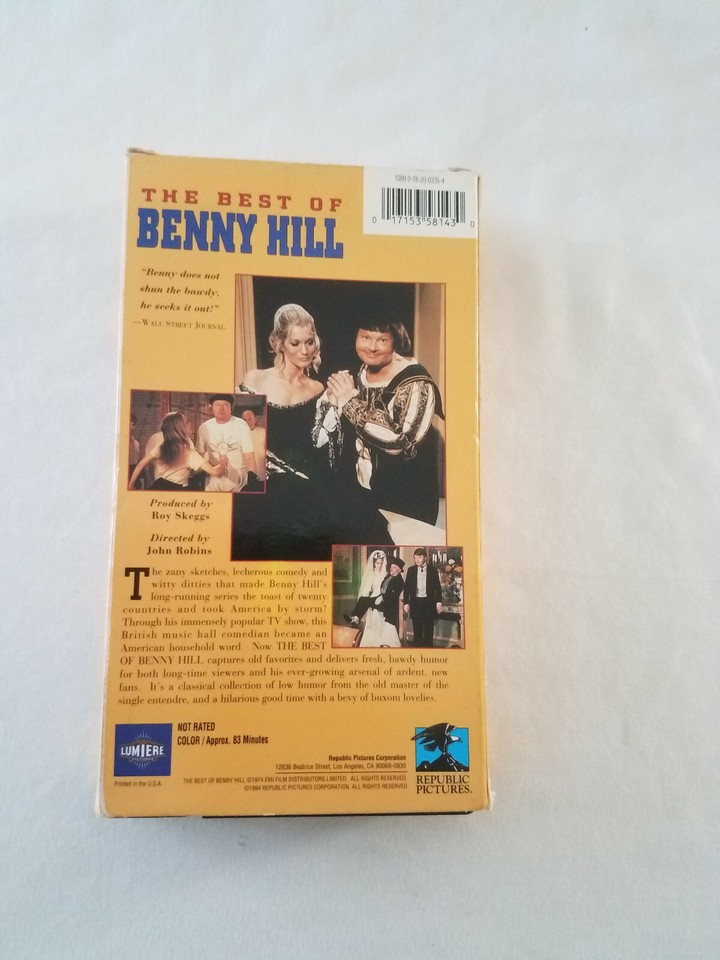 The Best of Benny Hill (VHS, 1994) Jackie Wright, Benny Hill, Hill's Angels 17153581430 | eBay