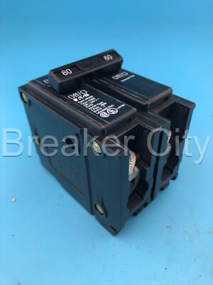 Cutler-Hammer BR260 60 Amp 2 Pole BR Circuit Breaker Westinghouse 240V ...