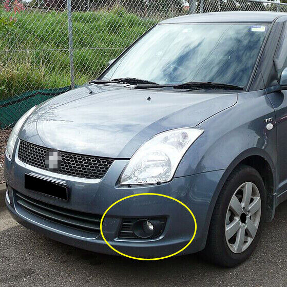 1 Pair Front Bumper Fog Light Lamp Bezel Cover For Suzuki Swift 2007 ...