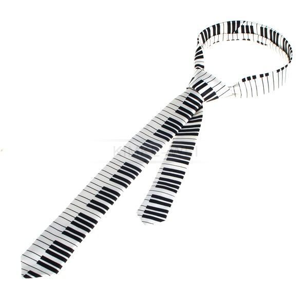 2x Black & White Piano Keyboard Keys Necktie Tie New | eBay