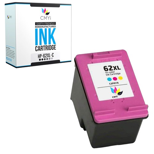 1-Pack Replacement 62XL Color Ink Cartridge for HP OfficeJet 5740 5741 ...