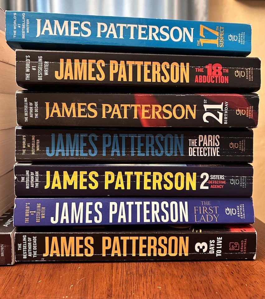 JAMES PATTERSON Paperback Books - Lot of 23 books in Good Condition | eBay