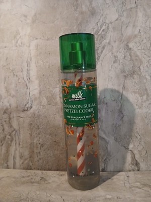 Bath & Body Works Milk Bar Cinnamon Sugar Pretzel Fine Fragrance Body ...