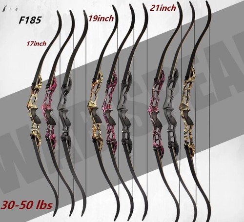 Bow 17/19/21inch Recurve Bow Riser 56/58/60 Inch 30-50lbs Bow for Right ...