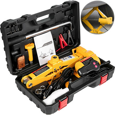 3 Ton 12V Electric Remote Scissor Jack Tire Lifter Kit For Trucks & Car ...