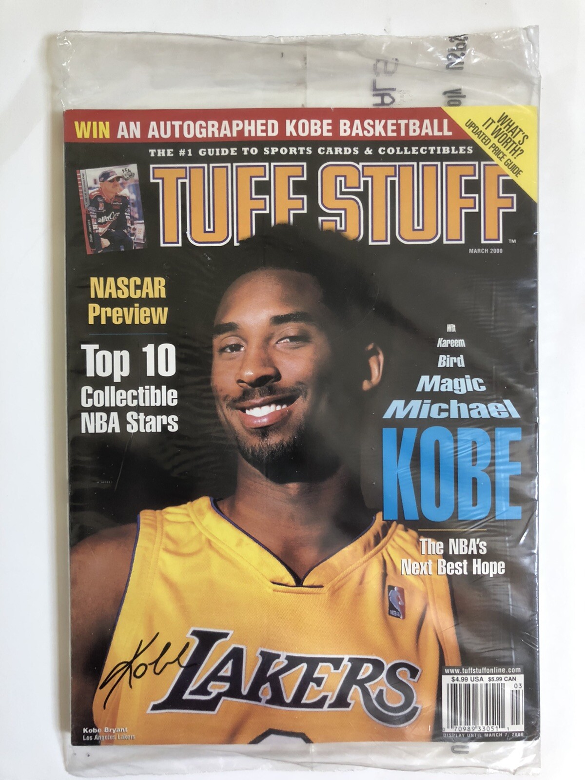 Kobe Bryant Tuff Stuff Magazine March 2000 Los Angeles Lakers Brand New ...