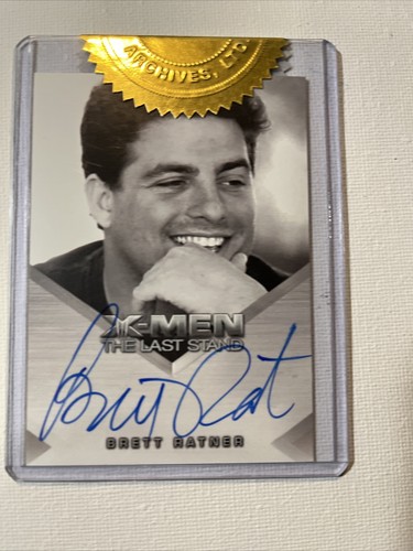 2006 X-MEN THE LAST STAND AUTO: BRETT RATNER - CASE TOPPER AUTOGRAPH ...