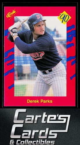 Derek Parks 1990 Classic Update Pink Travel #T40 Minnesota Twins Rookie ...