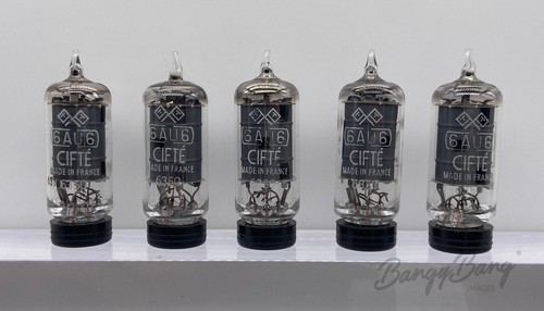 5 Vintage Cifte 6AU6/6Ж4П/ CV2524 Sharp Cutoff Amplifier Audio Vacuum ...