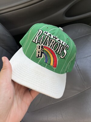 1984 Hawaii rainbows Pinstripe snapback hat | eBay
