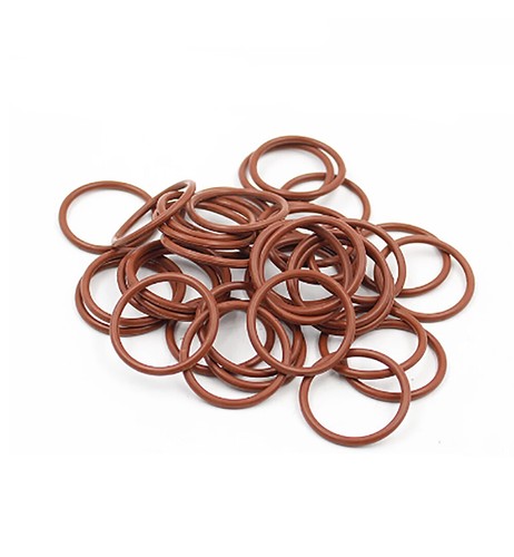 Wire Dia 4.0mm OD 12-300mm Brown FPM Fluororubber O-ring Oil Seal ...