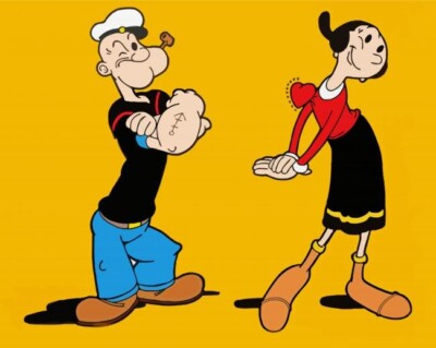 Popeye The Sailor Man and Olive Oil Comics and Cartoons 8.5x11 Print | eBay
