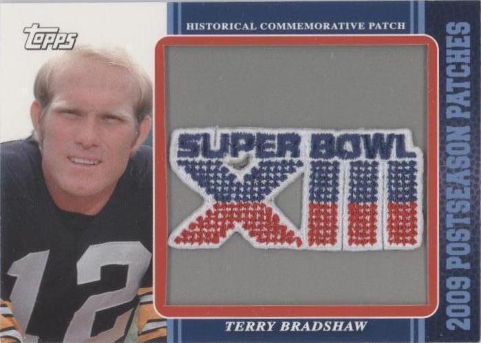 2009 Topps - Postseason Patches Terry Bradshaw #PPR2 for sale online | eBay