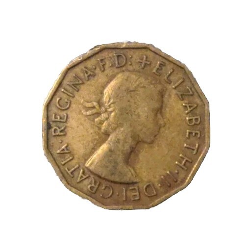 UK Three Pence 3p Coin 1957, Queen Elizabeth II | eBay