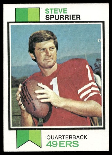 1973 Topps Steve Spurrier San Francisco 49ers #481 A1 | eBay