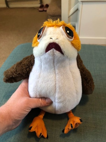 Porg from Star Wars - soft plush toy from Disneyland Paris 10" | eBay