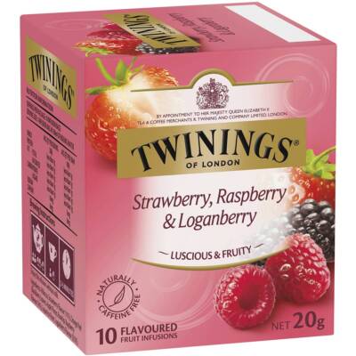 Twinings Strawberry Raspberry Loganberry Tea Bags 10 Pack | eBay