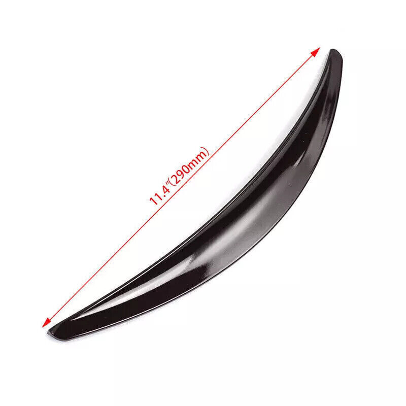 4PCS / Gloss Black Car Modified Wheel Eyebrow Arch Trim Lips Strip ...