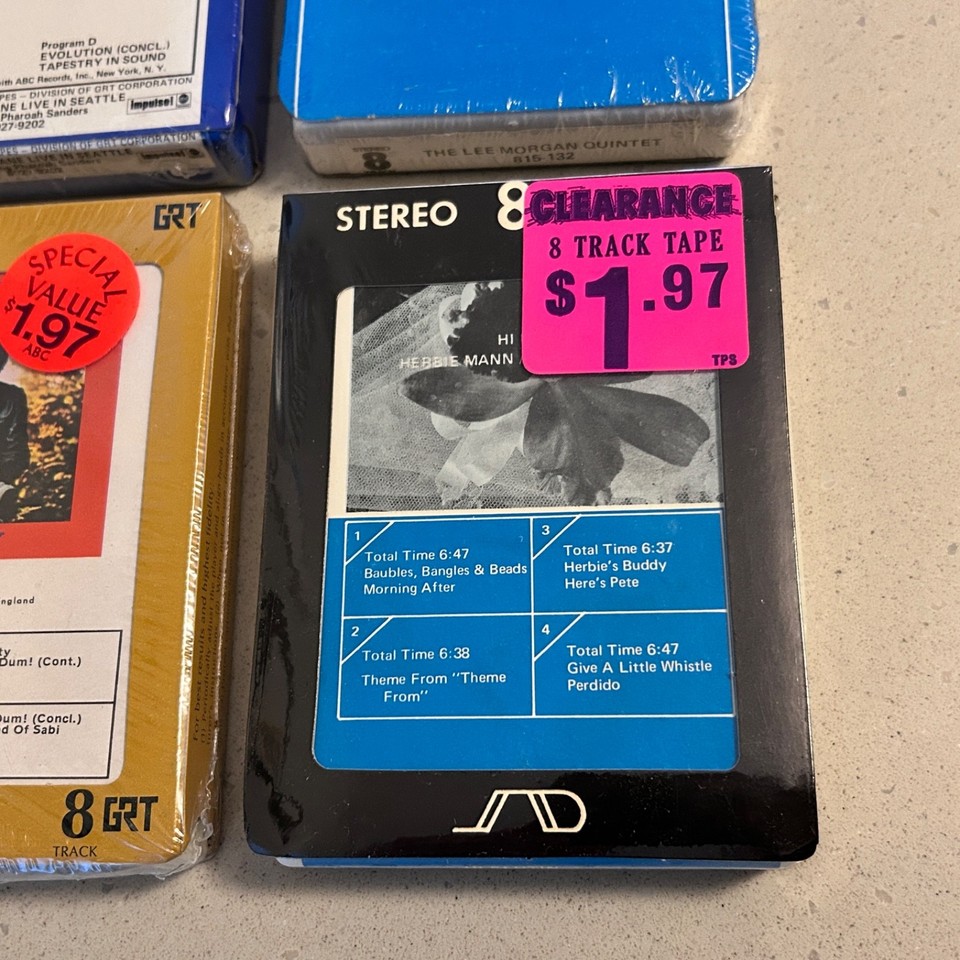 SEALED 8-Track Tape JAZZ Lot JOHN COLTRANE Lee Morgan YUSEF LATEEF Dave Brubeck | eBay