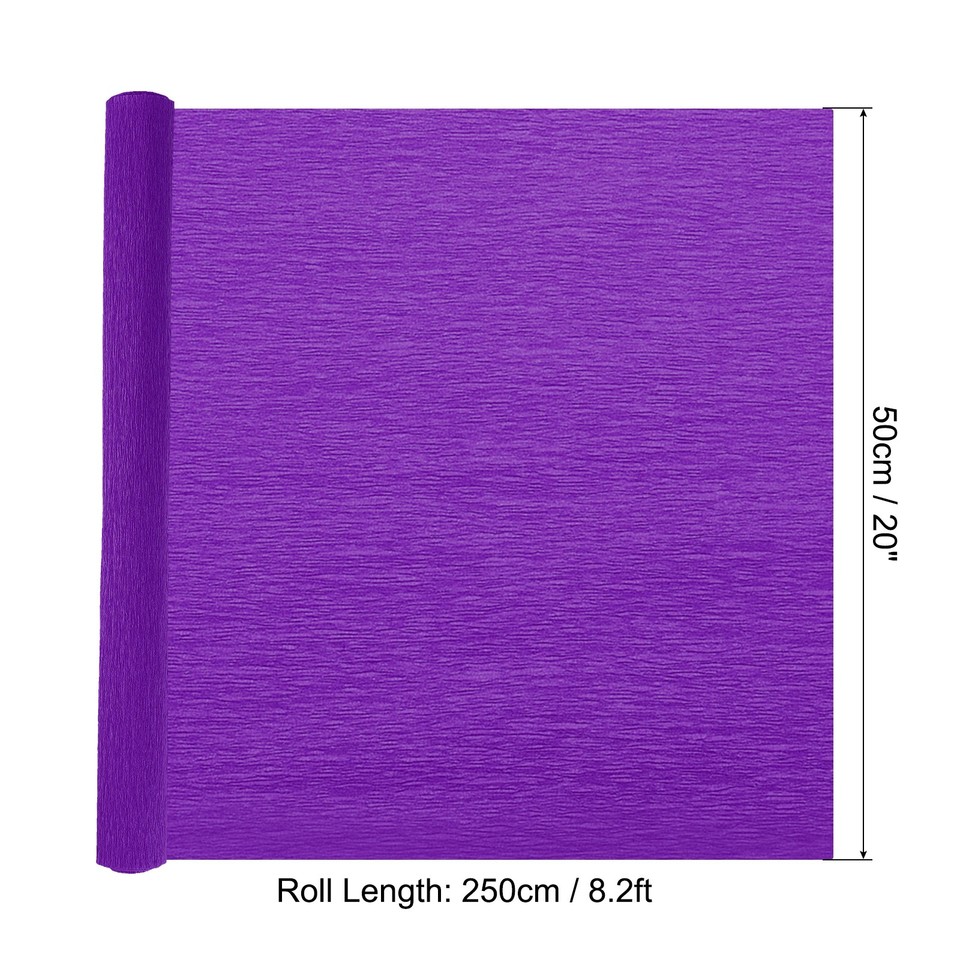 8.2ft Crepe Paper Roll, 1 Roll 20" Width Paper Streamer Sheet, Dark ...