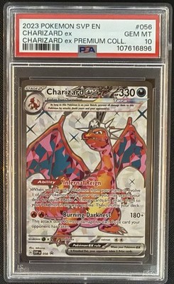 Charizard Ex #056 - 2023 Pokemon SVP Premium Collection - Gem MINT PSA ...