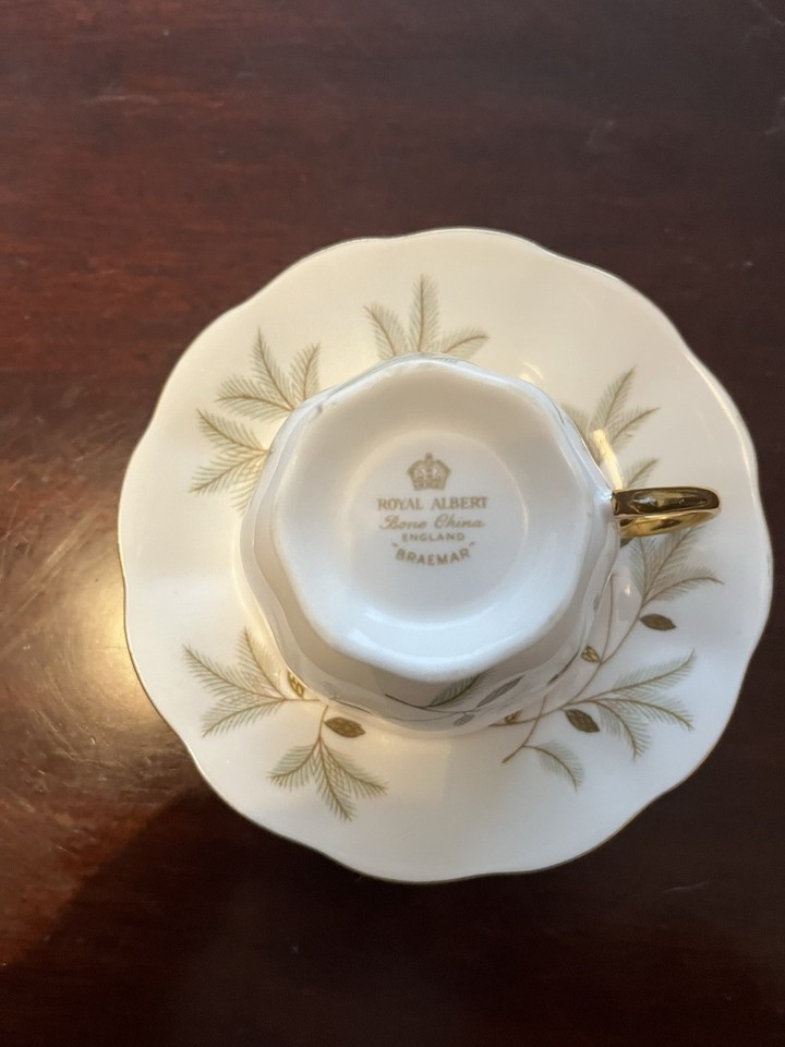 Royal Albert Braemar Fine Bone China Tea Set Trio Cup, Saucer, Side ...